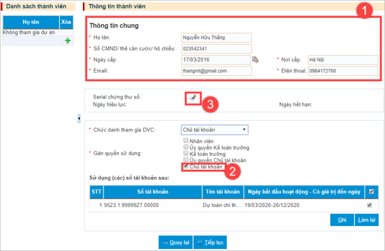 3. Đăng ký sử dụng Dịch vụ công KBNN – HELP ESIGN